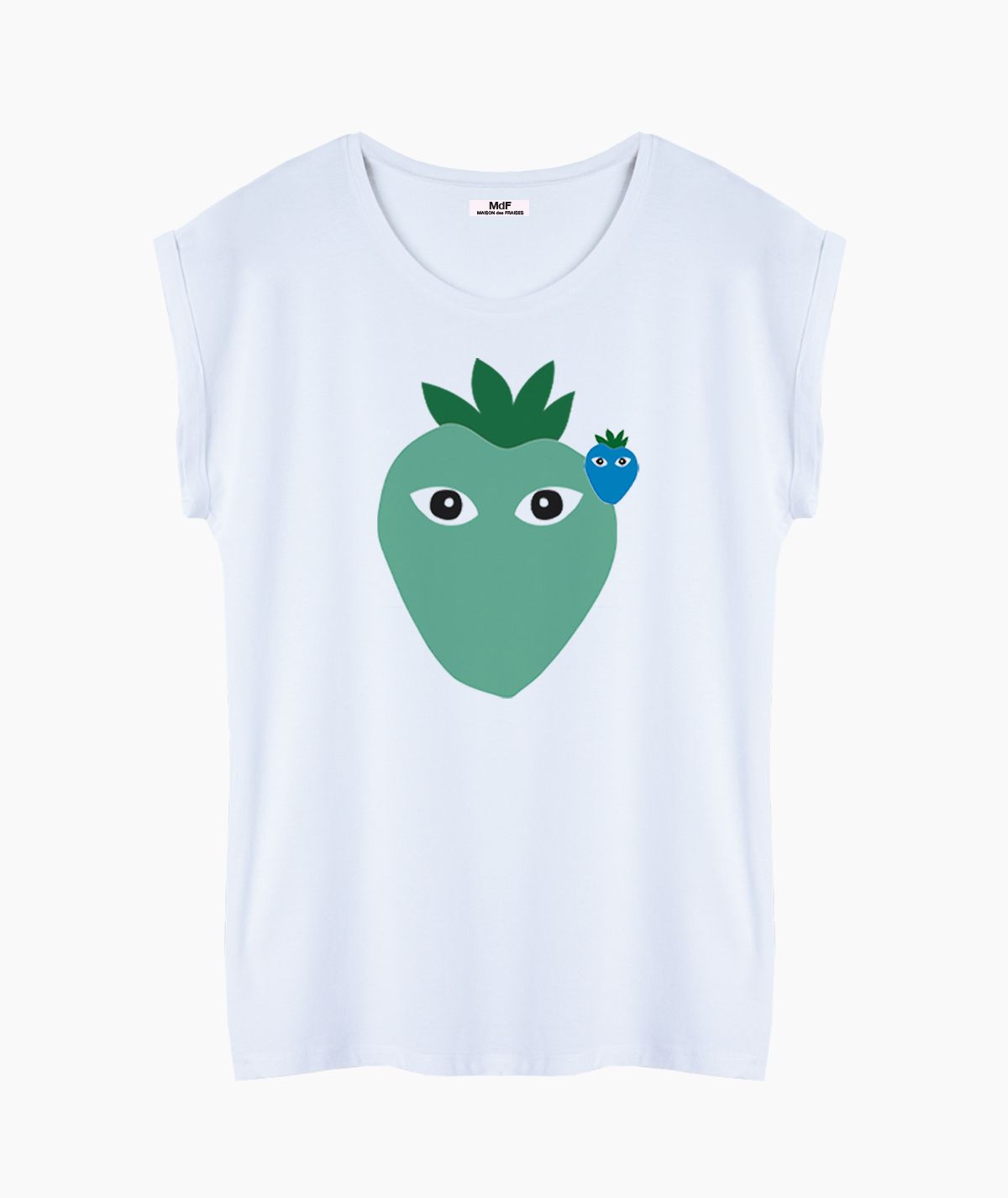 ¨LOGOS NEO MINT XL AND BLUE¨ women's t-shirt with exclusive design